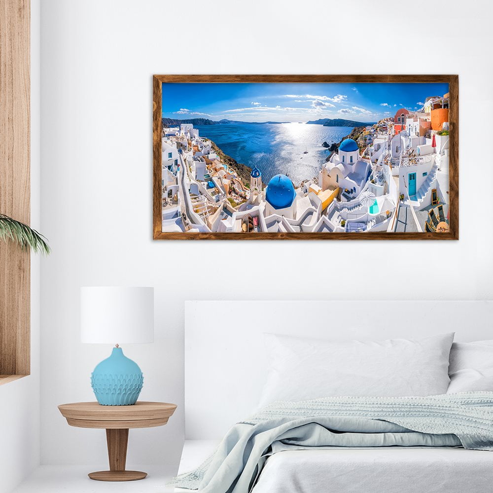 SANTORINI GREECE — Cape Rug, Home & Art