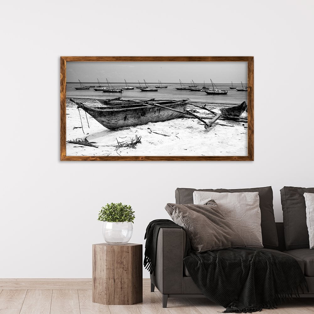 ZANZIBAR B&W — Cape Rug, Home & Art