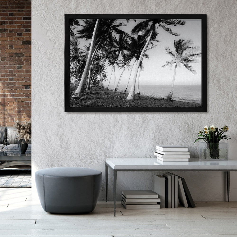 Composite Framed Canvas 100x150 PALM TREES — Cape Rug, Home & Art
