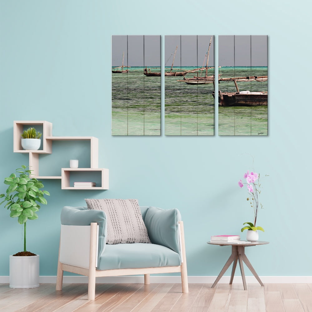 MDF 3pce Collage Relaxed Zanzibar — Cape Rug, Home & Art