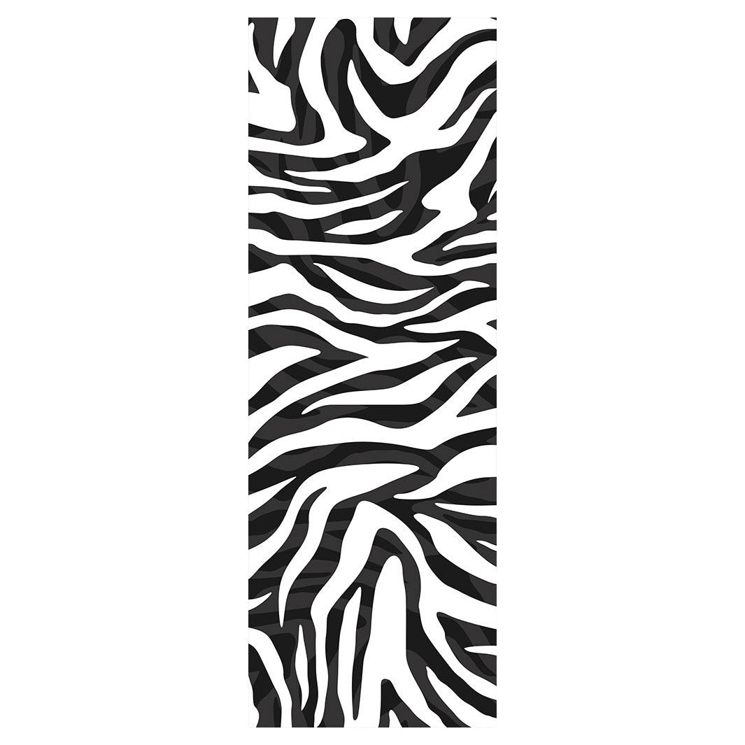 MODERN BLACK AND WHITE ZEBRA PATTERN RUNNER RUG — Cape Rug, Home & Art