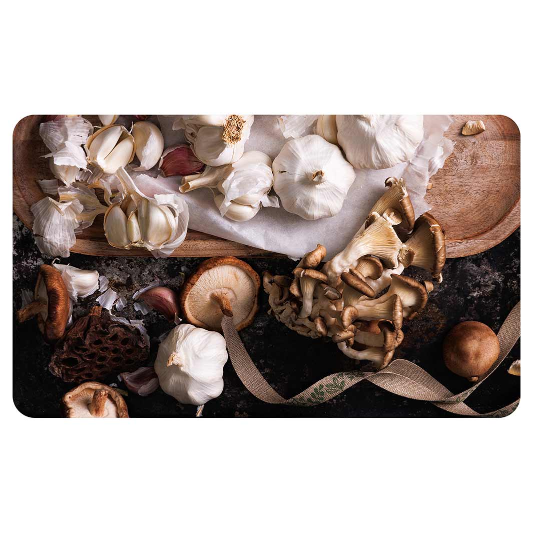 MUSHROOM AND GARLIC MULTI-PURPOSE MAT — Cape Rug, Home & Art